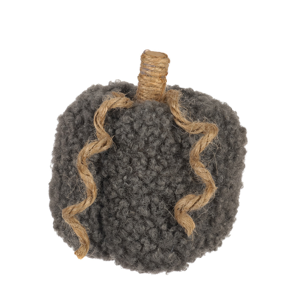 Charcoal Grey Sherpa Pumpkin - Linabella