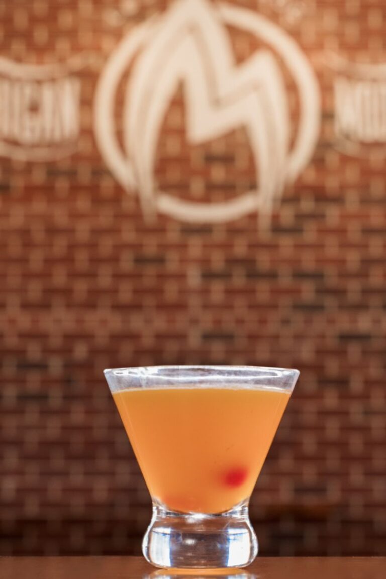 Mango and Pineapple Moonshine Cocktail