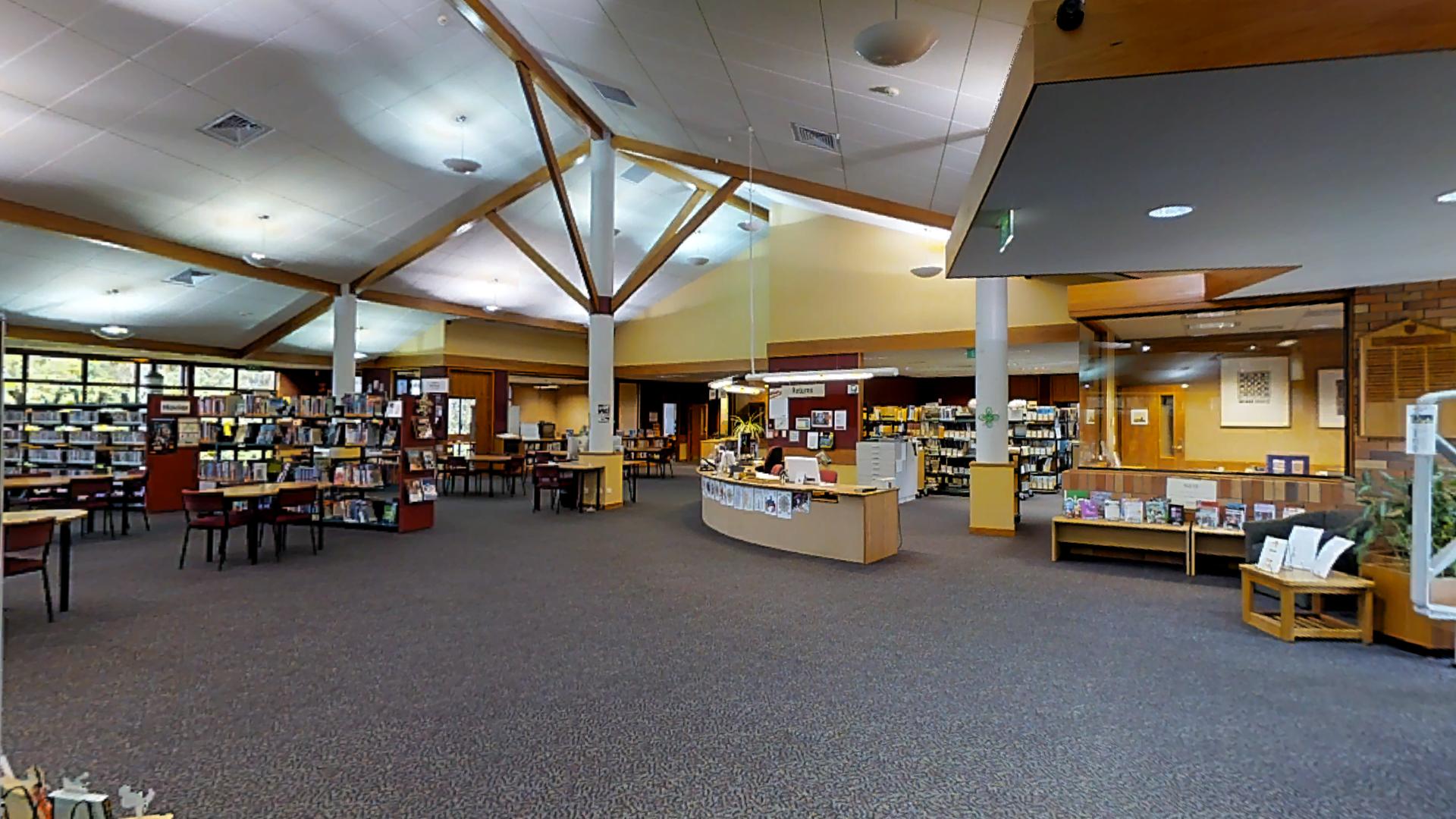 3D Visualization of IPU Campus Library, Melbourne Australia