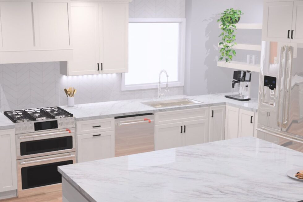 Professional Kitchen Design Process - Straight Line Design